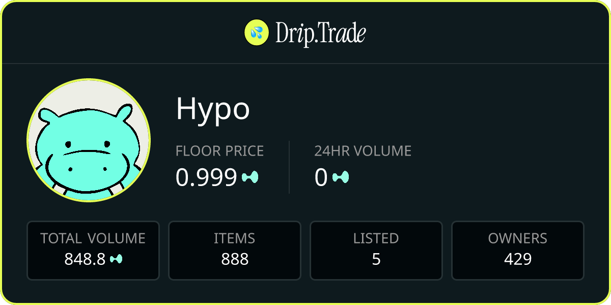 1.599 HYPE - Hypo | Drip.Trade